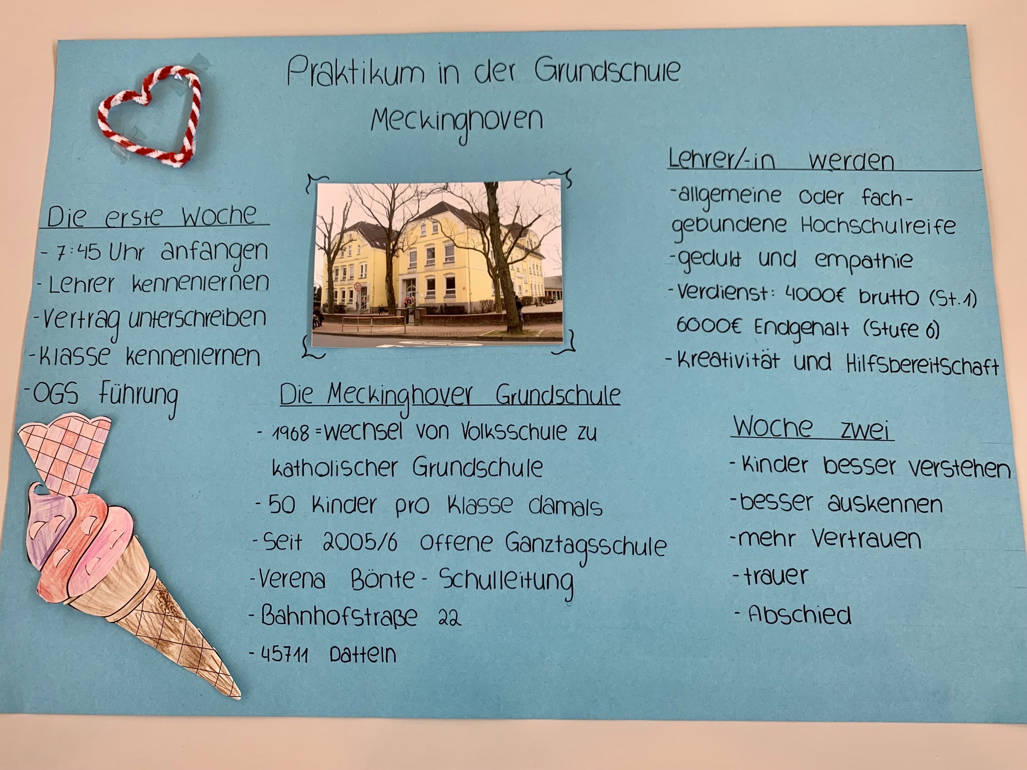 Oberstufen-Praktikum der EF: Präsentation der Plakate in der Aula ...